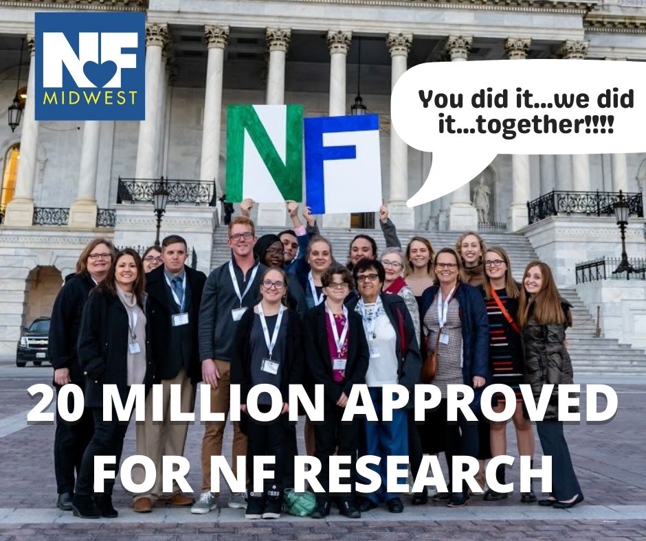 20 Million Secured for NF Research! - Neurofibromatosis Midwest